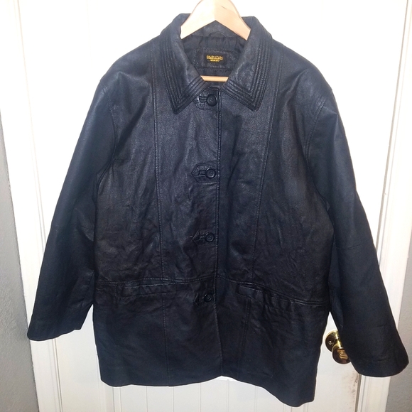 Haband | Jackets & Coats | Salon Studio Haband Mens Leather Jacket ...